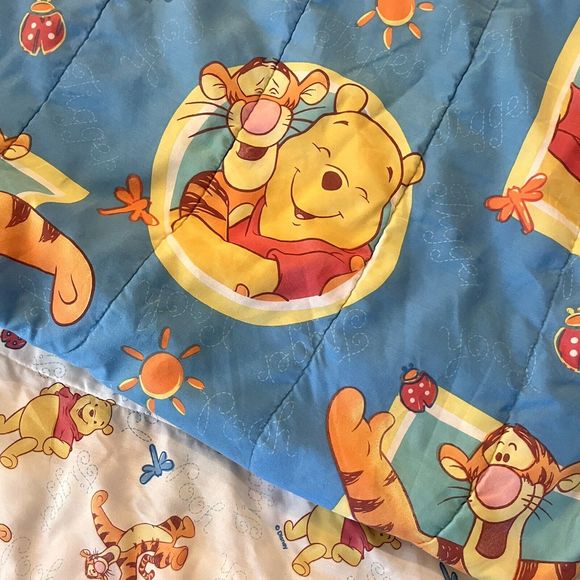Disney | Bedding | Rare Vintage 9s Disney Winnie Pooh Tigger Ladybug ...
